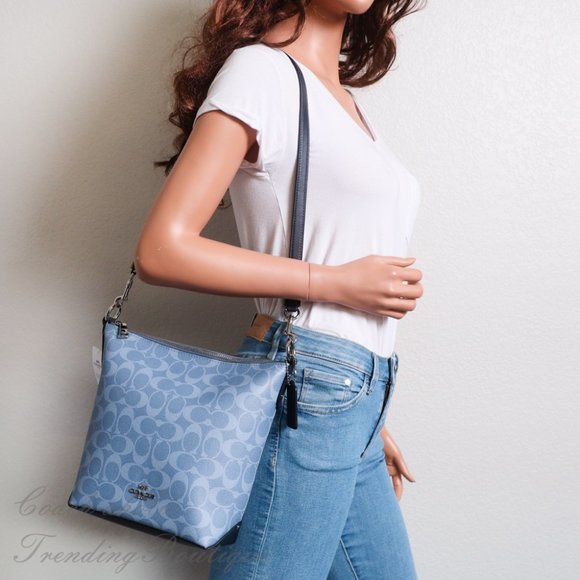 Coach | Bags | Nwt Coach Mini Abby Duffle In Signature Canvas | Poshmark